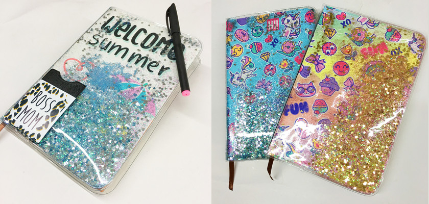 Liquid Glitter Book Cover - Hone Arts