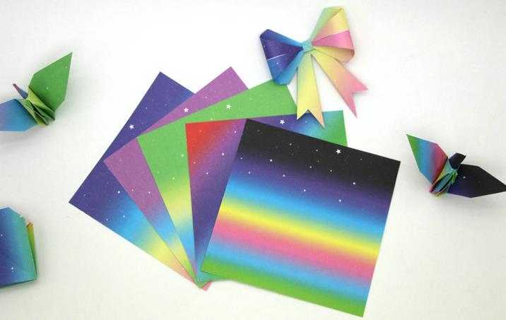Rainbow Colored Paper - Hone Arts