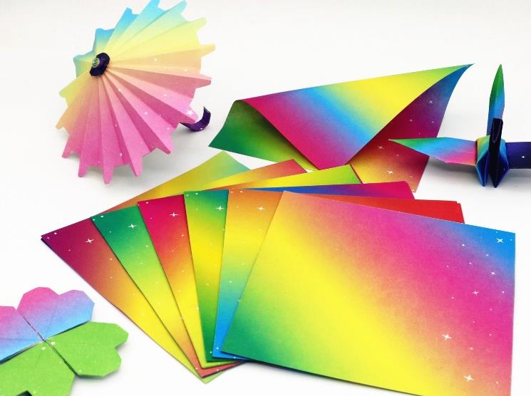 Rainbow Colored Paper - Hone Arts