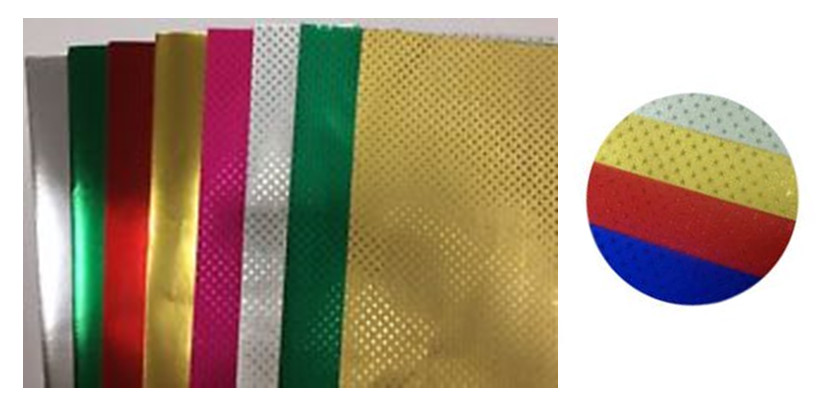 Star Embossed Aluminum Foil Paper - Hone Arts