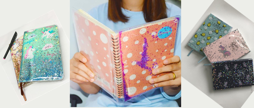 Liquid Glitter Book Cover - Hone Arts